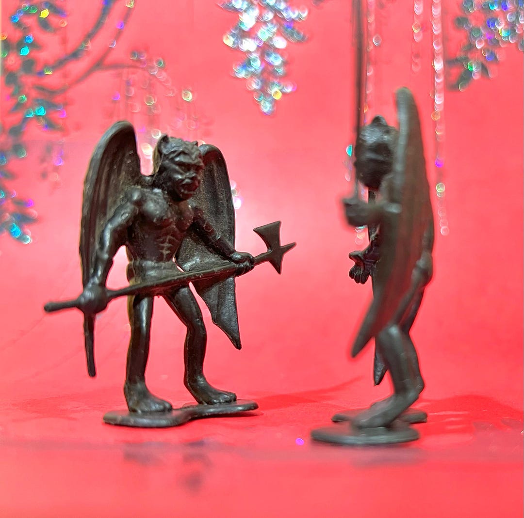 4 Dragonriders of the Styx (black Winged Demon Warriors) - Etsy
