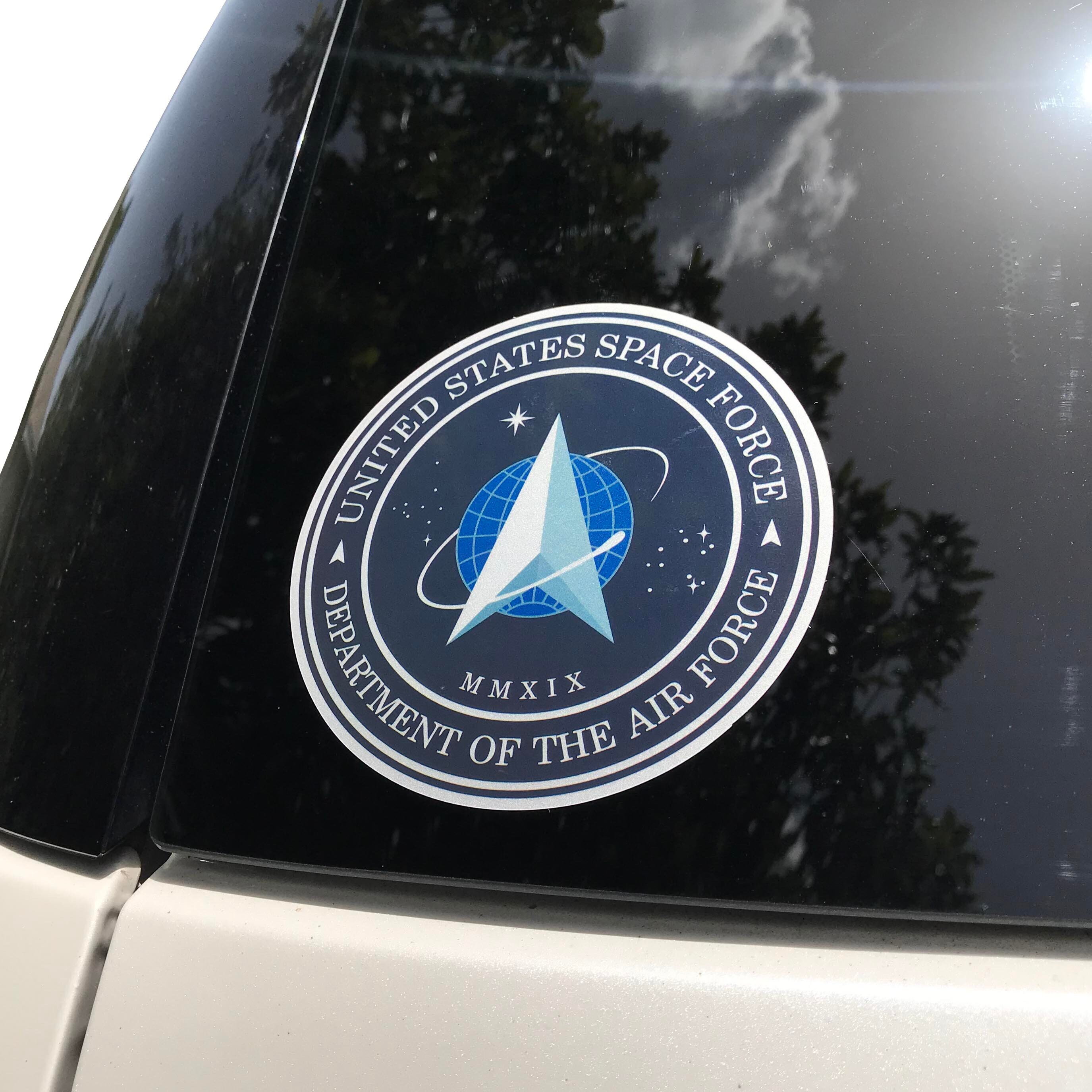 2-pack/set Space Force Decal REFLECTIVE 4.5 Vinyl for | Etsy