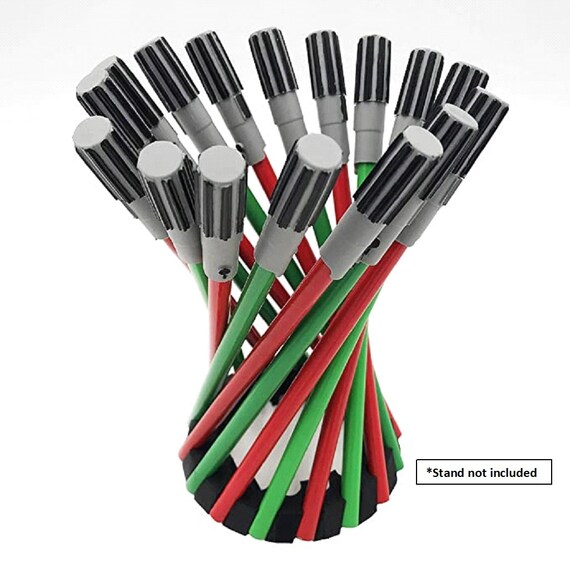 Light Saber Sword Pencils SET of 24 W/ Erasers 12 RED 12 - Etsy