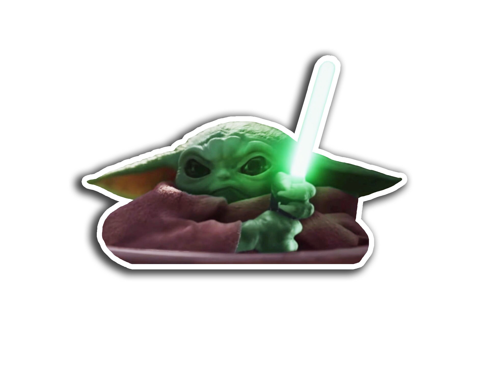 Baby Yoda Grogu Sticker Paper & Party Supplies Stickers, Labels & Tags ...