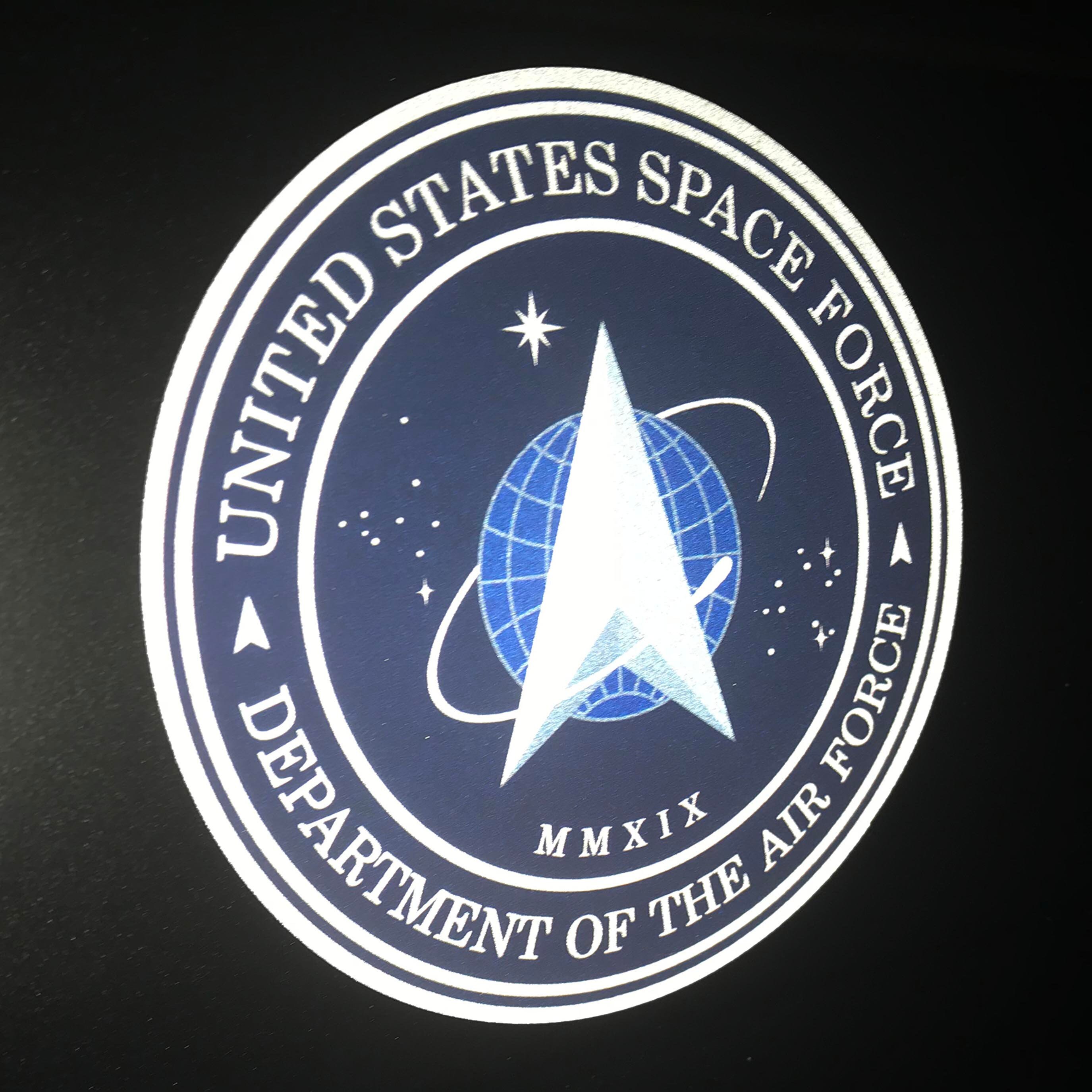 2-pack/set Space Force Decal REFLECTIVE 4.5 Vinyl for | Etsy