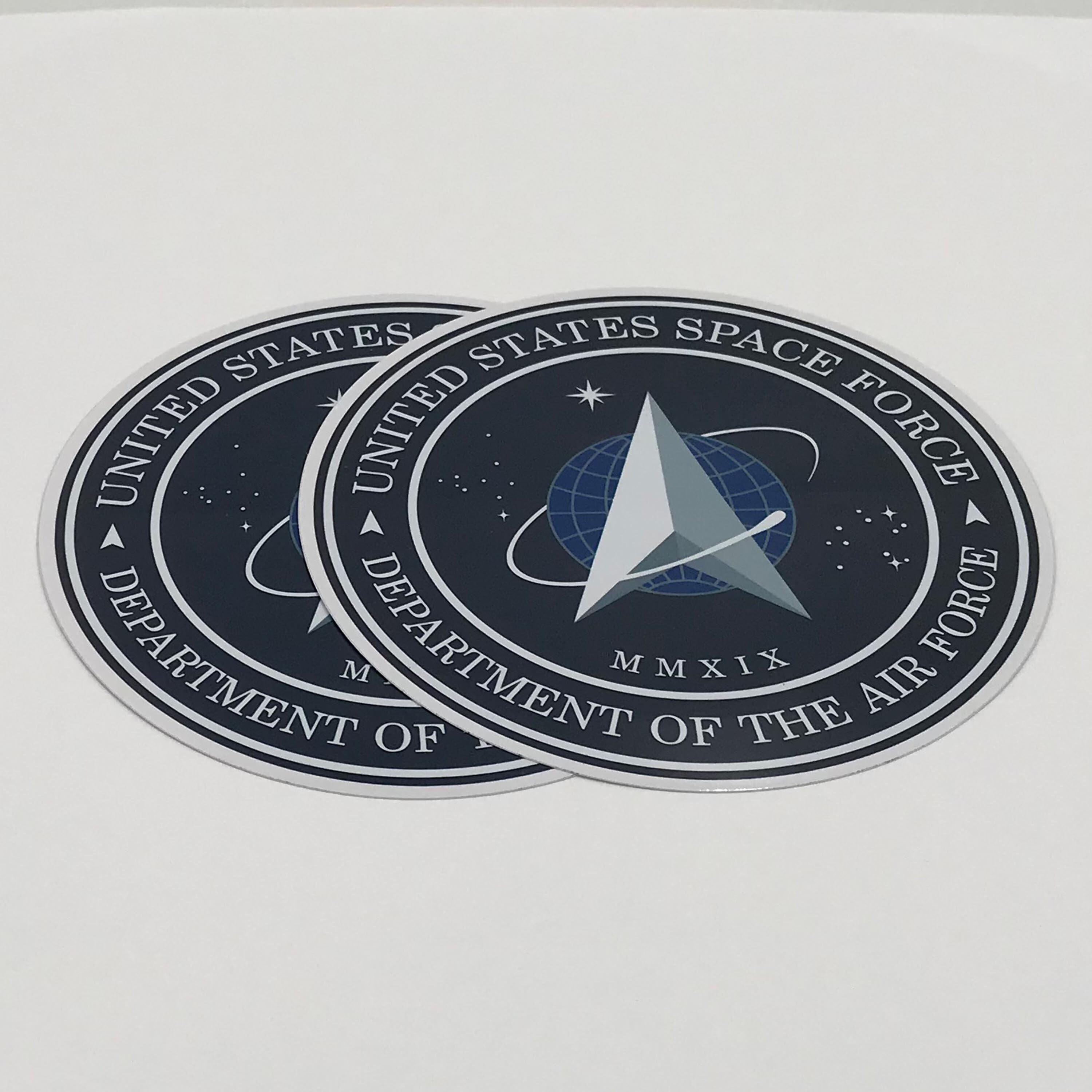 2-pack/set Space Force Decal Stickers 4.5 Vinyl for Bumpers - Etsy