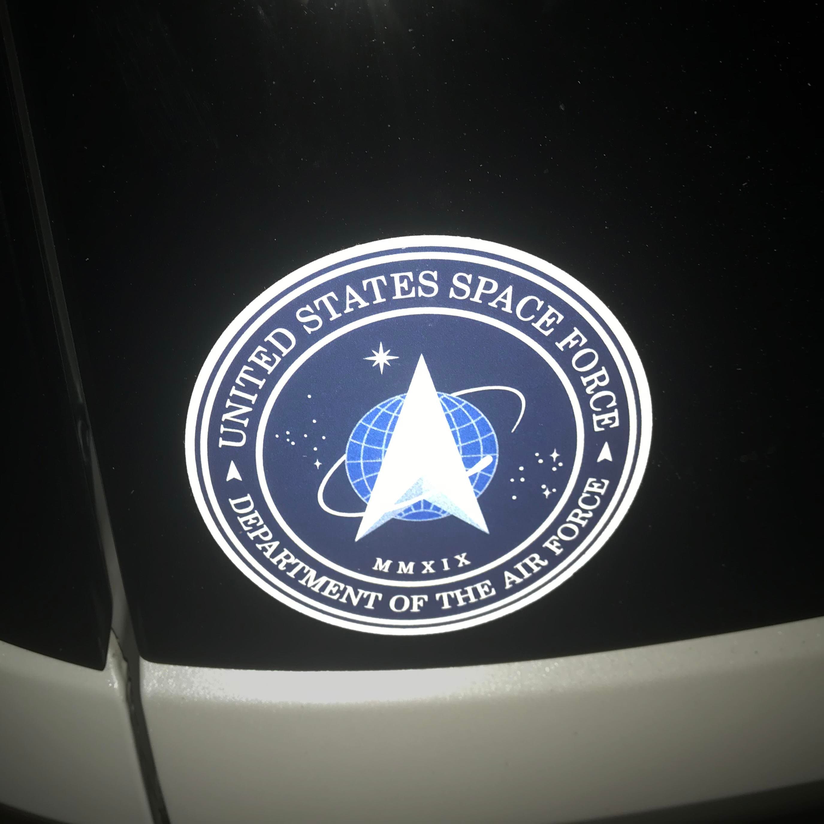 2-pack/set Space Force Decal REFLECTIVE 4.5 Vinyl for | Etsy