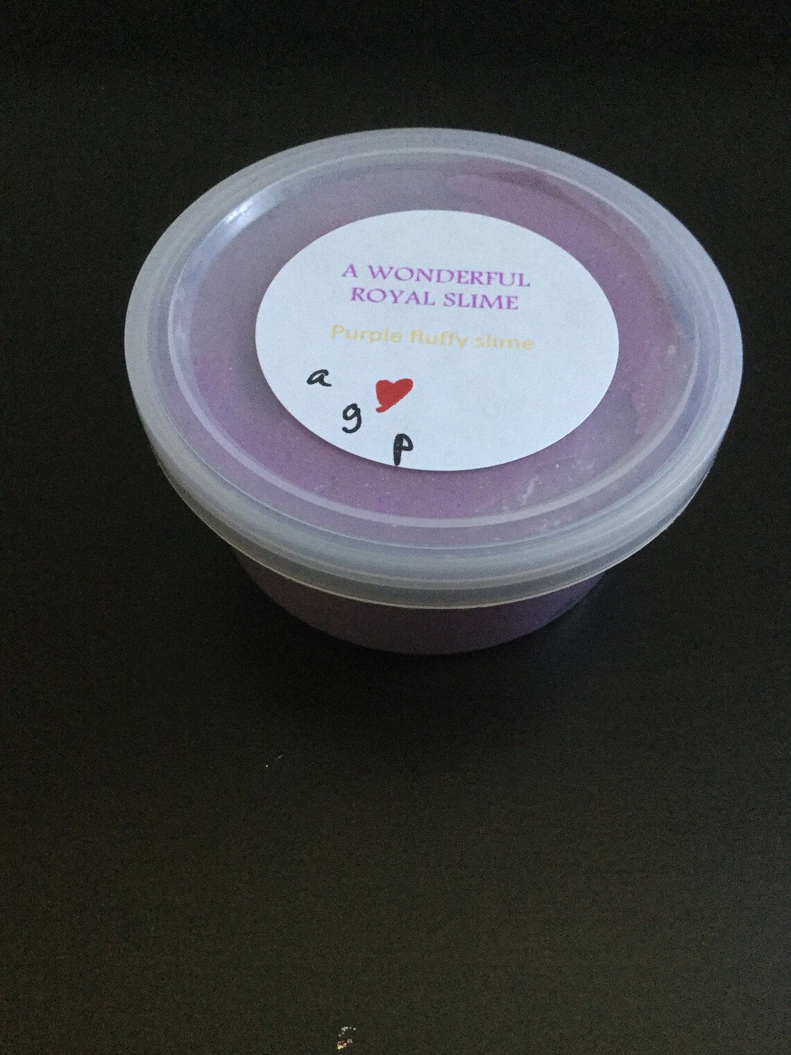 A Wonderful Royal Slime. 4oz Purple Fluffy Slime - Etsy