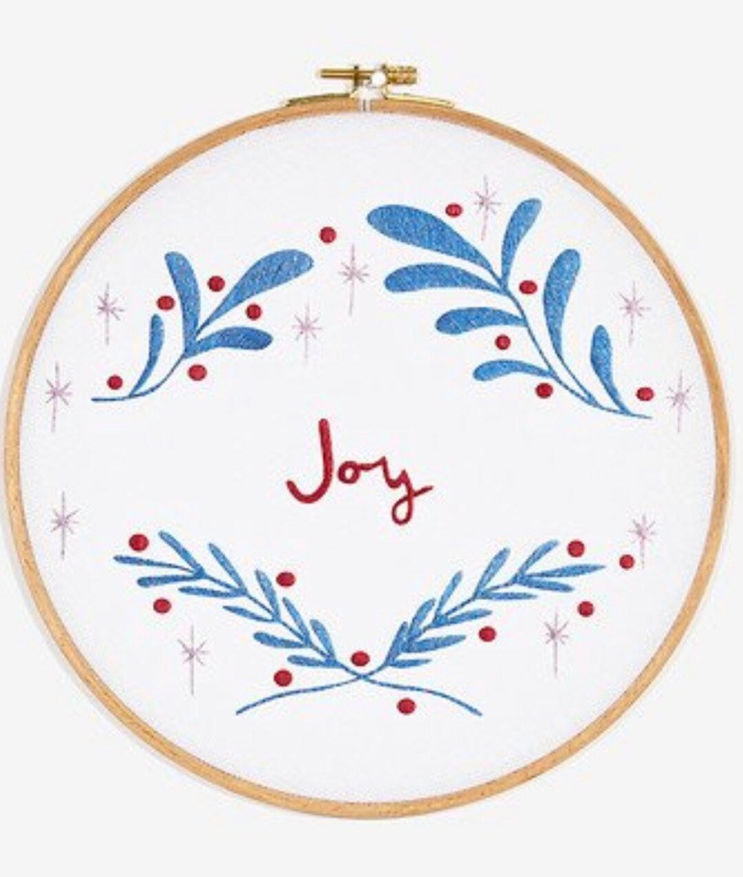 FINISHED joy Embroidery Handstitched by Me dimensions Pattern - Etsy