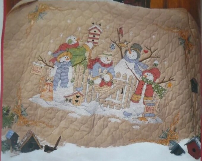 BRAND NEW RARE Snow Folk Quilt Kit by Dimensions - Etsy