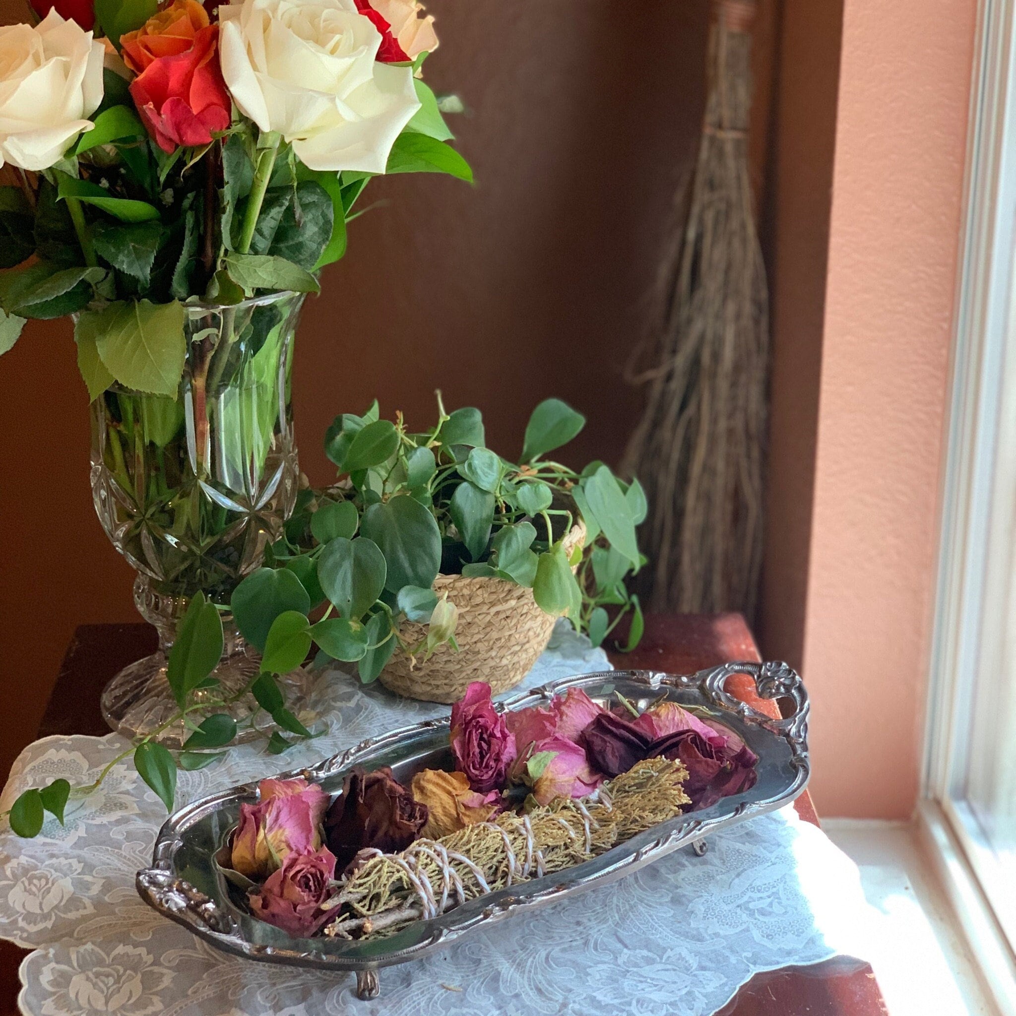 Dining & Serving Altar Tray Meneses Orfebres Offering Tray Made in ...