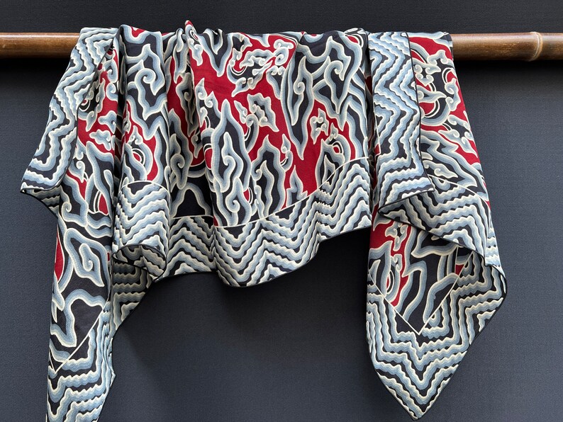 Classic Cloud Motif, Batik Tulis, Hand-drawn Batik Scarf - Etsy