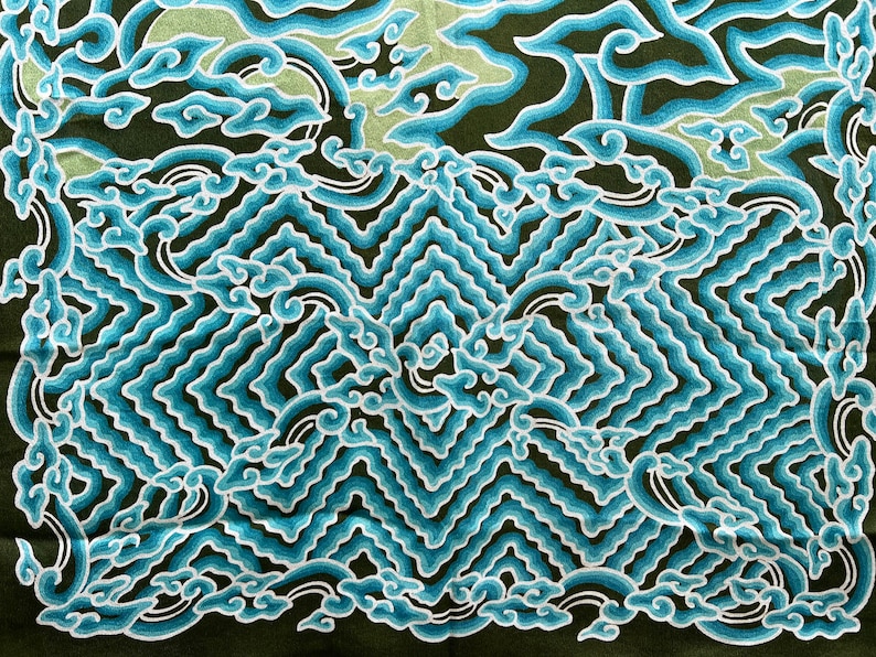 Classic Cloud Motif Batik Tulis Hand-drawn Batik Scarf - Etsy