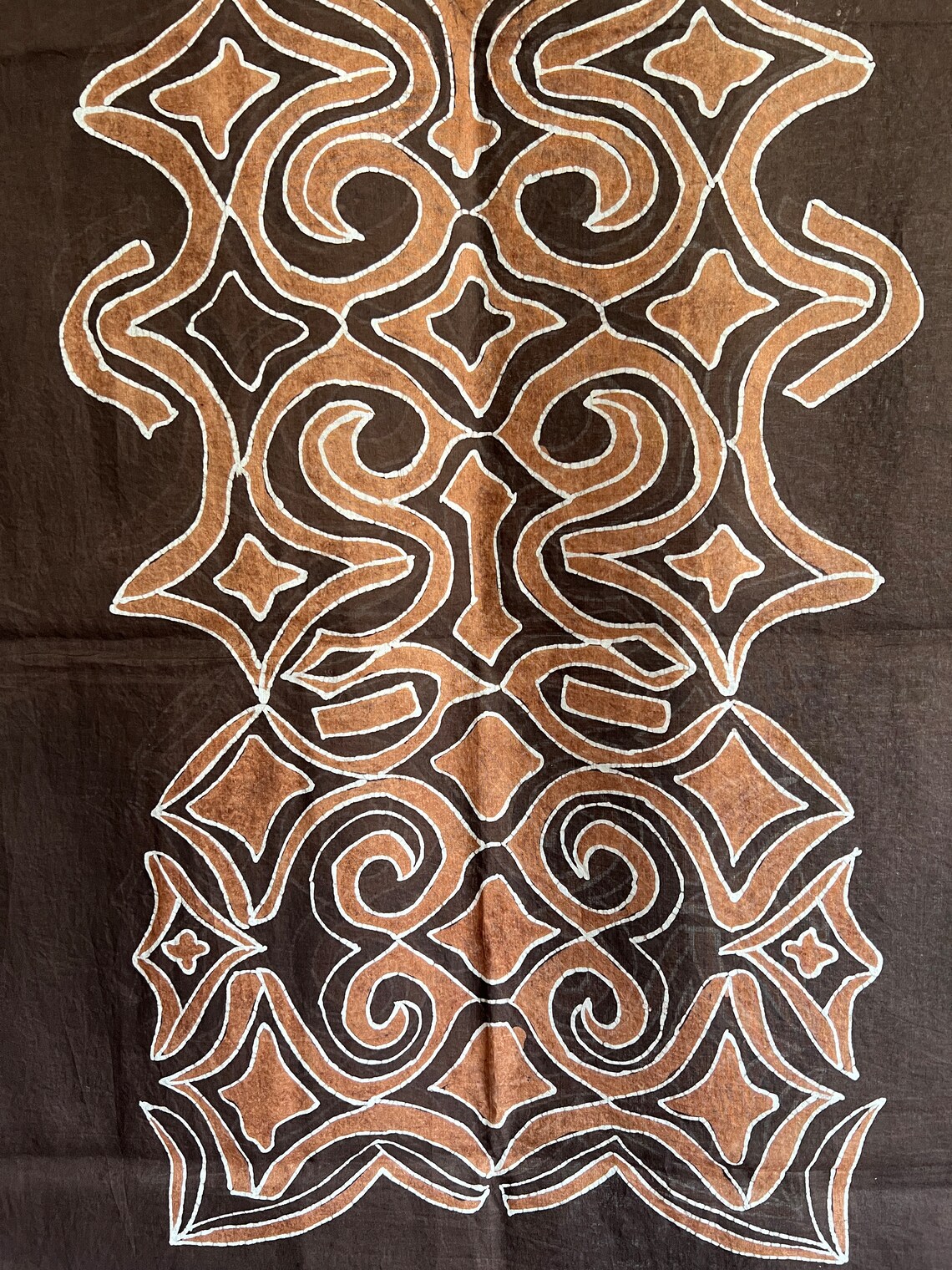 Scarf Wall-hanging Ainu Inspired Motif Handdrawn Batik Tulis - Etsy