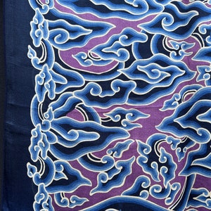 Classic Cloud Motif, Batik Tulis, Hand-drawn Batik Scarf - Etsy
