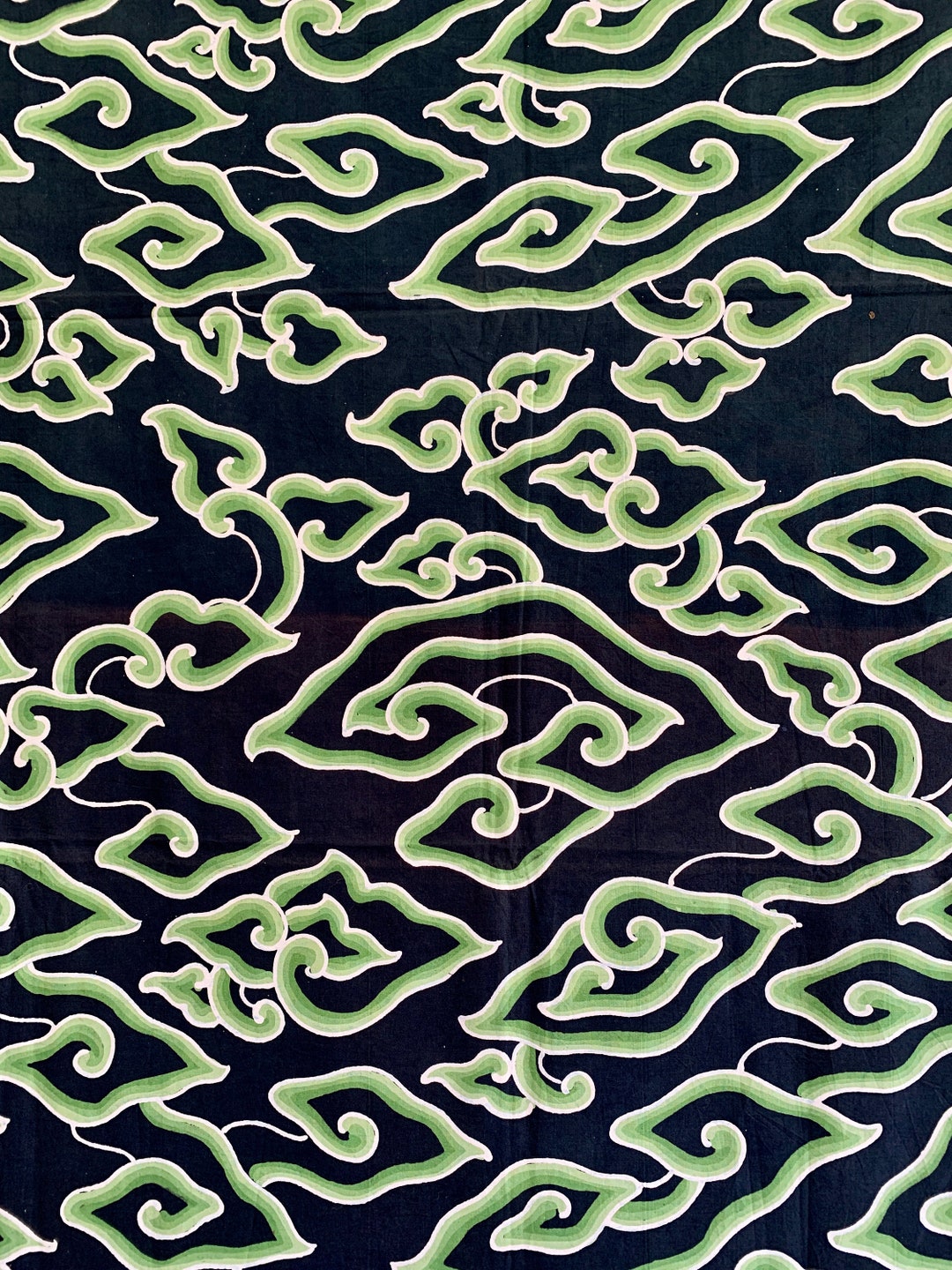 Batik Tulis Handdrawn Mega Mendung Cloud Pattern - Etsy