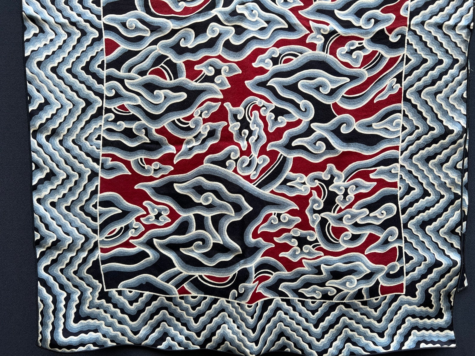 Classic Cloud Motif, Batik Tulis, Hand-drawn Batik Scarf - Etsy