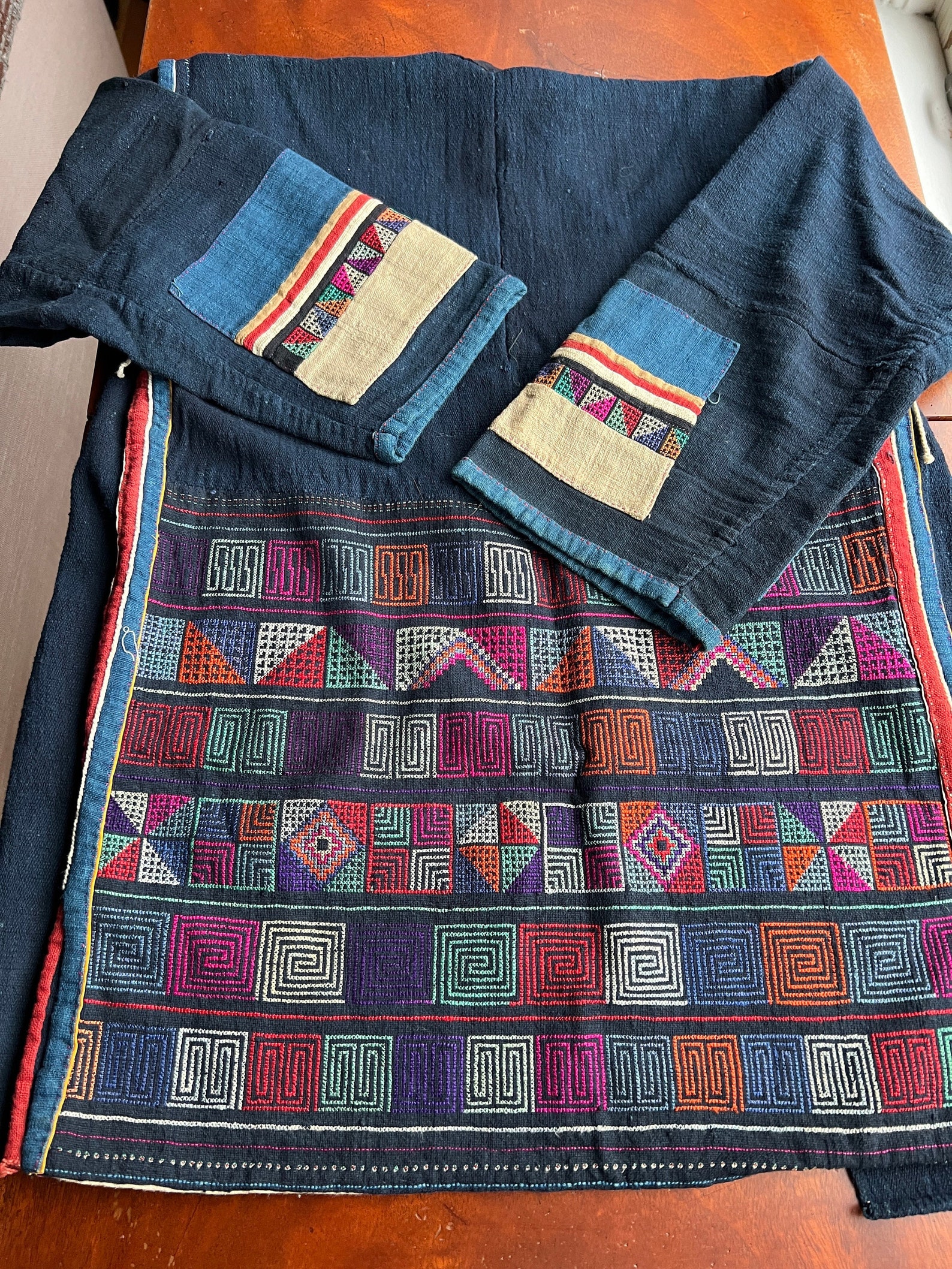 Man's Coat From Akha People, Northenrn Thailand, Originally From Tibet ...