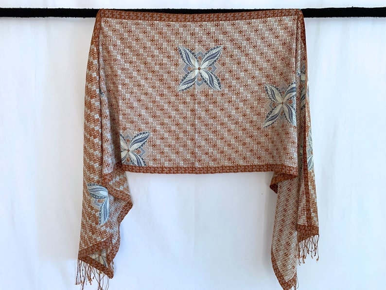 Unique Design, Batik, Hand-drawn on Textured Silk - Etsy