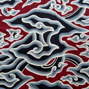 Classic Cloud Motif, Batik Tulis, Hand-drawn Batik Scarf - Etsy