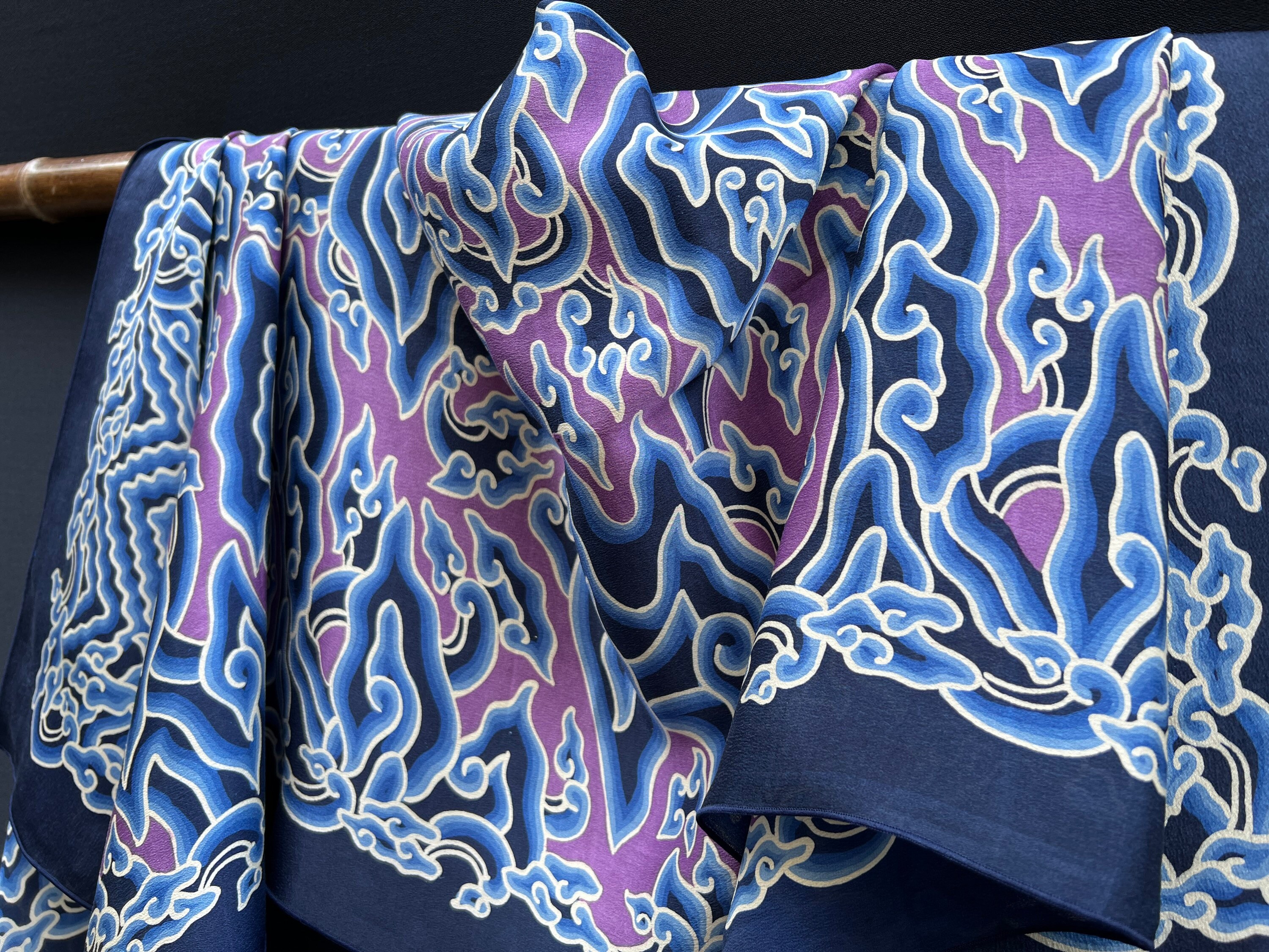 Classic Cloud Motif, Batik Tulis, Hand-drawn Batik Scarf - Etsy