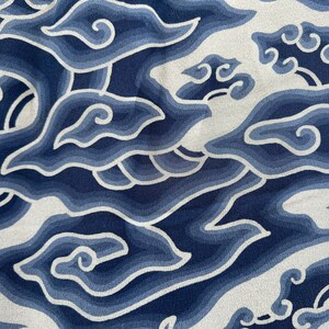 Classic Cloud Motif, Batik Tulis, Hand-drawn Batik Scarf - Etsy