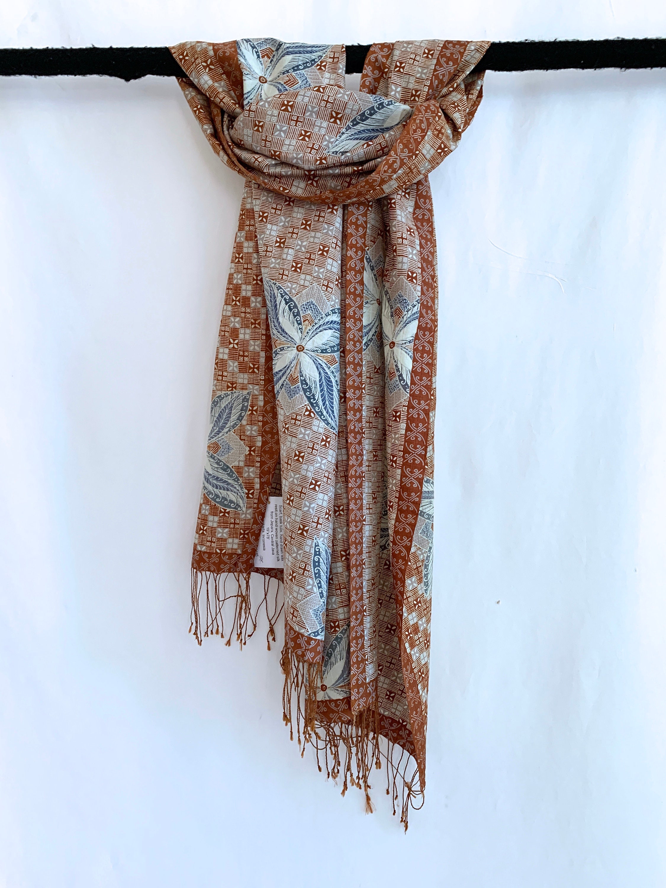 Unique Design, Batik, Hand-drawn on Textured Silk - Etsy