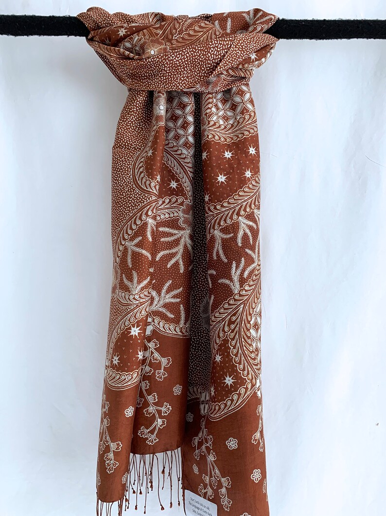 Extremely Fine Hand-drawn Batik on a Silk Shawl. - Etsy