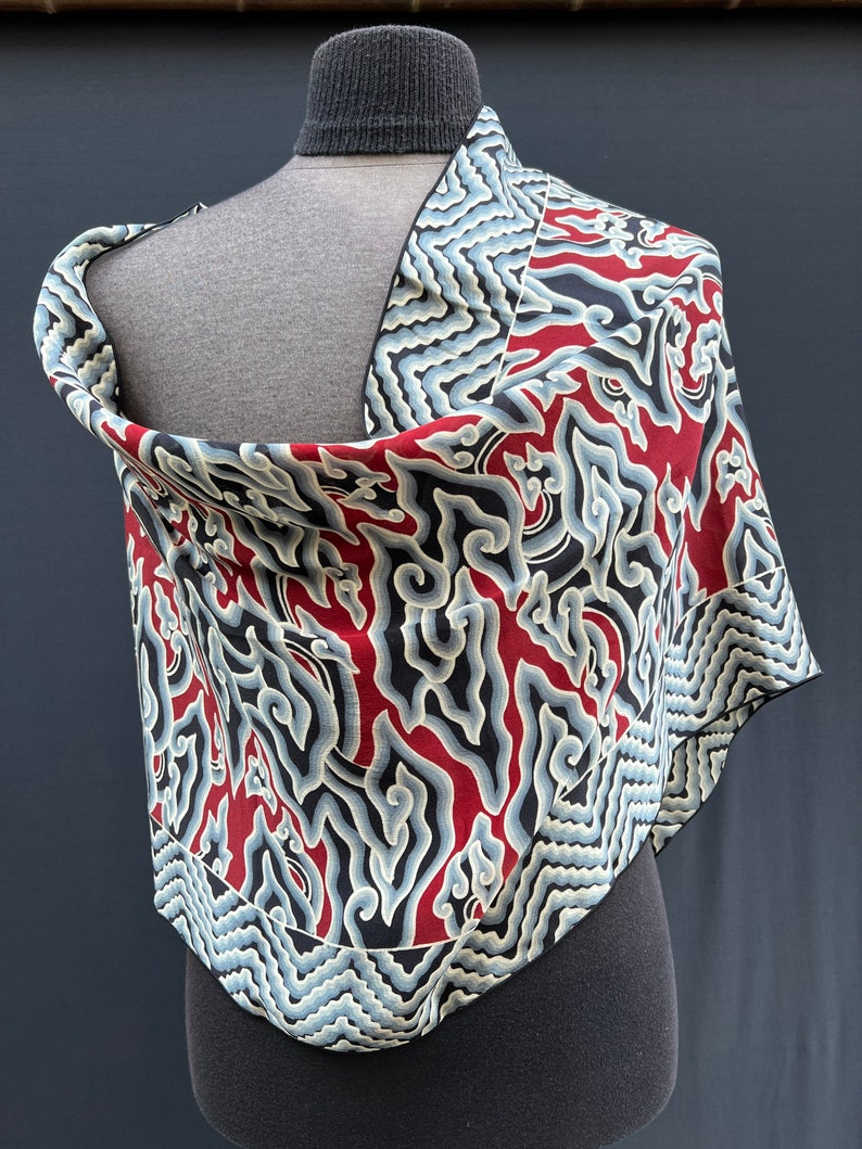 Classic Cloud Motif, Batik Tulis, Hand-drawn Batik Scarf - Etsy