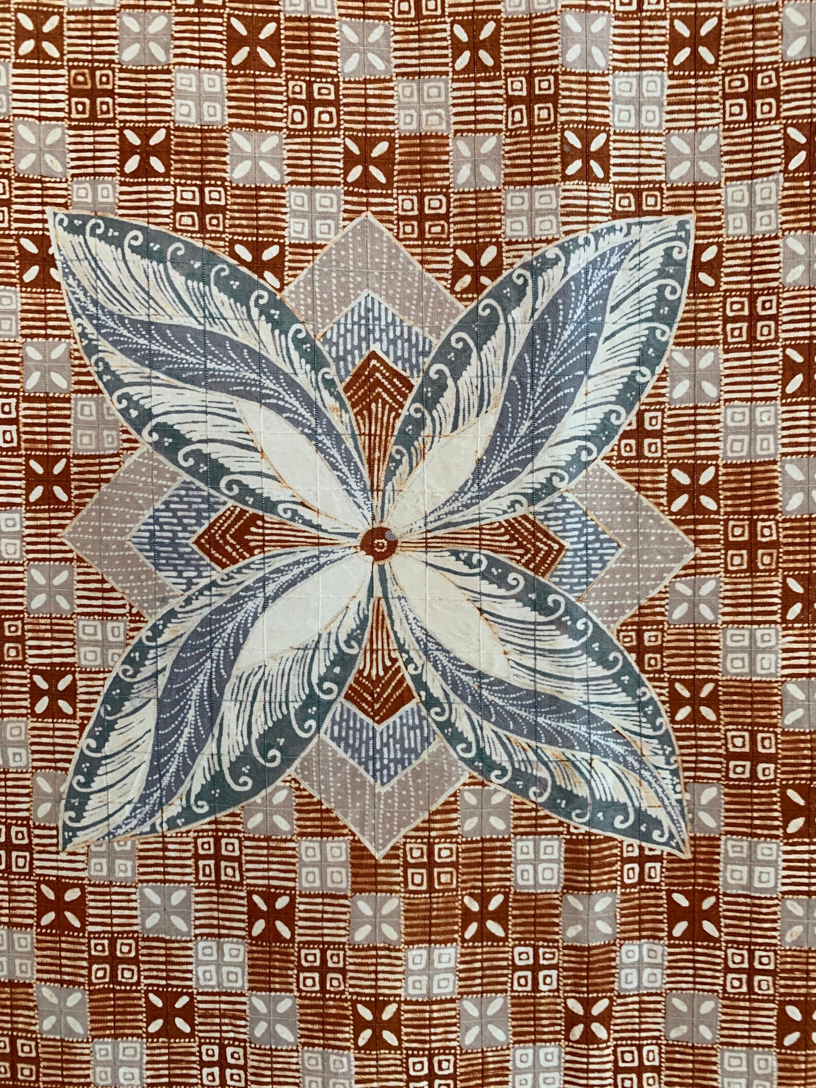 Unique Design, Batik, Hand-drawn on Textured Silk - Etsy