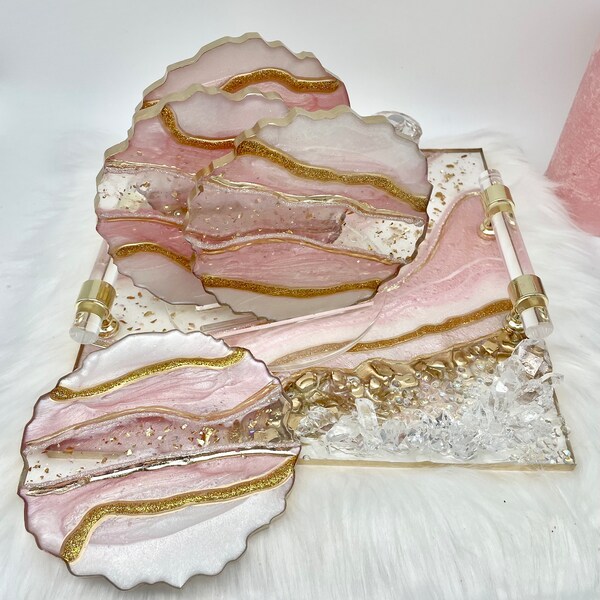 Geode Resin Tray - Etsy