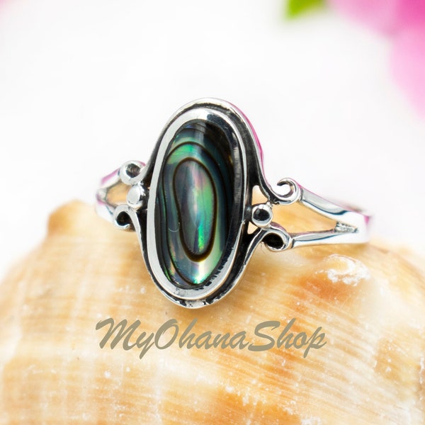 Abalone Ring - Etsy