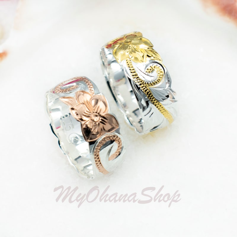 14kt Scroll Ring - Etsy