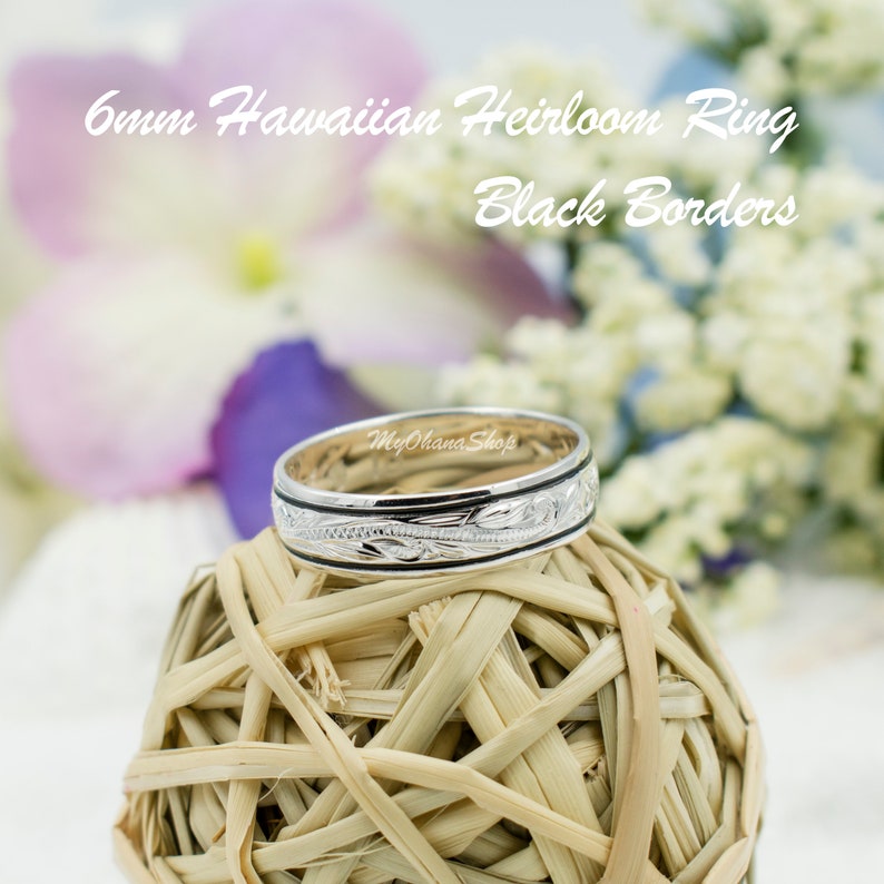 Sterling Silver Hawaiian Ring for Men & Women. Hand Carved | Etsy