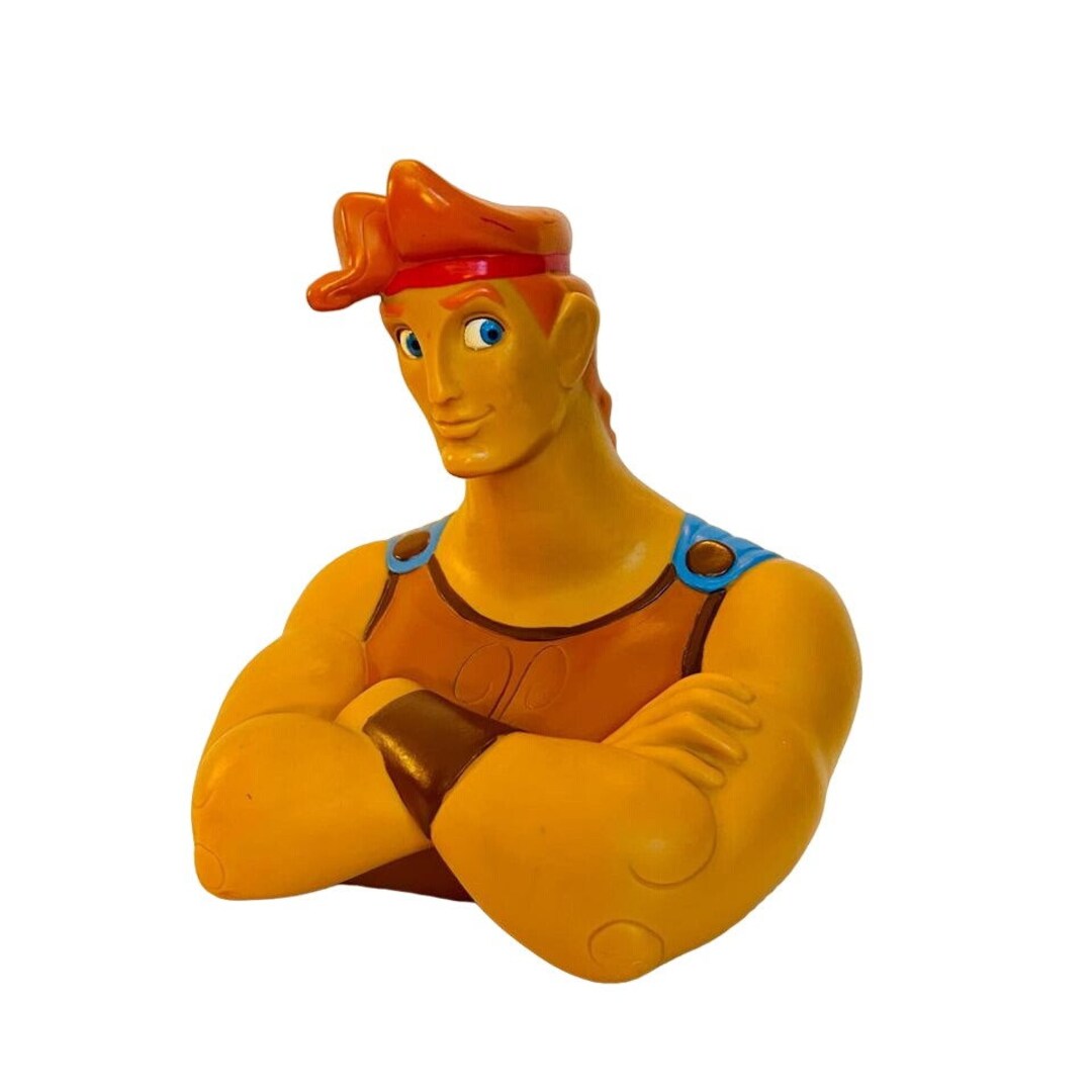 Disney 90s Hercules Applause Bust Piggy Bank - Etsy