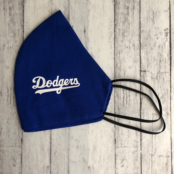 Dodgers Face Mask - Etsy