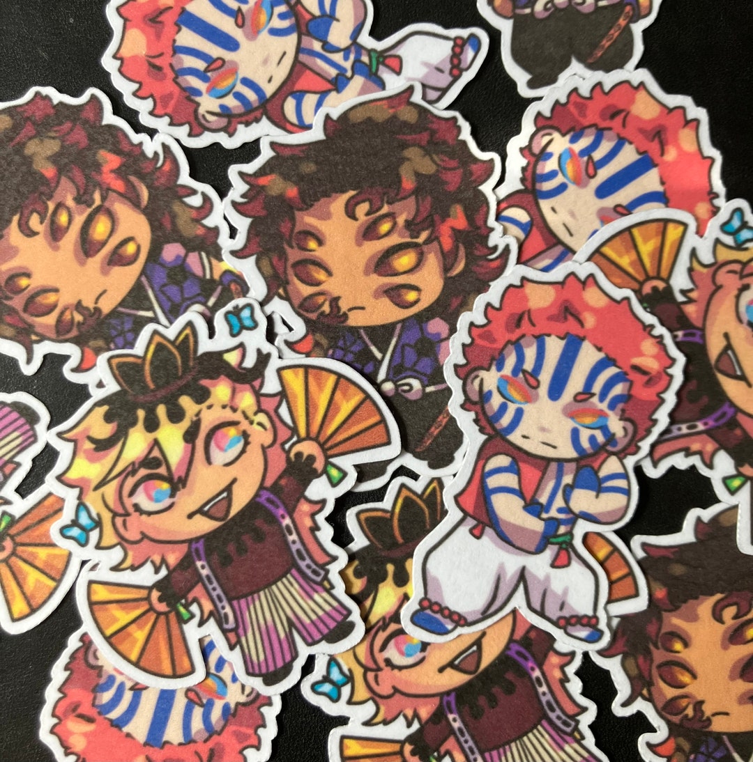 Upper 3 Demon Stickers - Etsy
