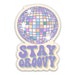 Stay Groovy Disco Ball Sticker - Etsy