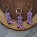 Cowboy Boot Keychain | Pink Cowboy Boot | Western Keychain | Bridesmaid ...