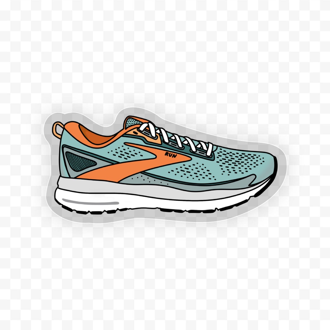 Running Shoe | Clear Vinyl Waterproof Sticker| Running Girlie | in My ...