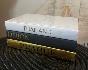 Coffee Table Book Set Coffee Table Decor Book Decor Decorative Books ...