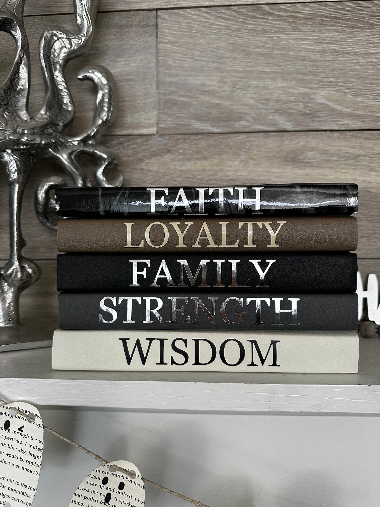 5 Set of Books | Customizable Book Stack | Fashion Books | Glam Decor ...