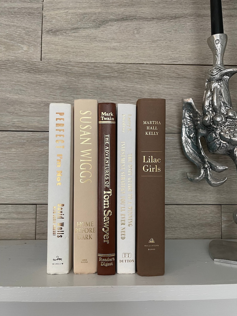 Decorative Books by Their Color | Decor Books | Decorative Decor Books ...