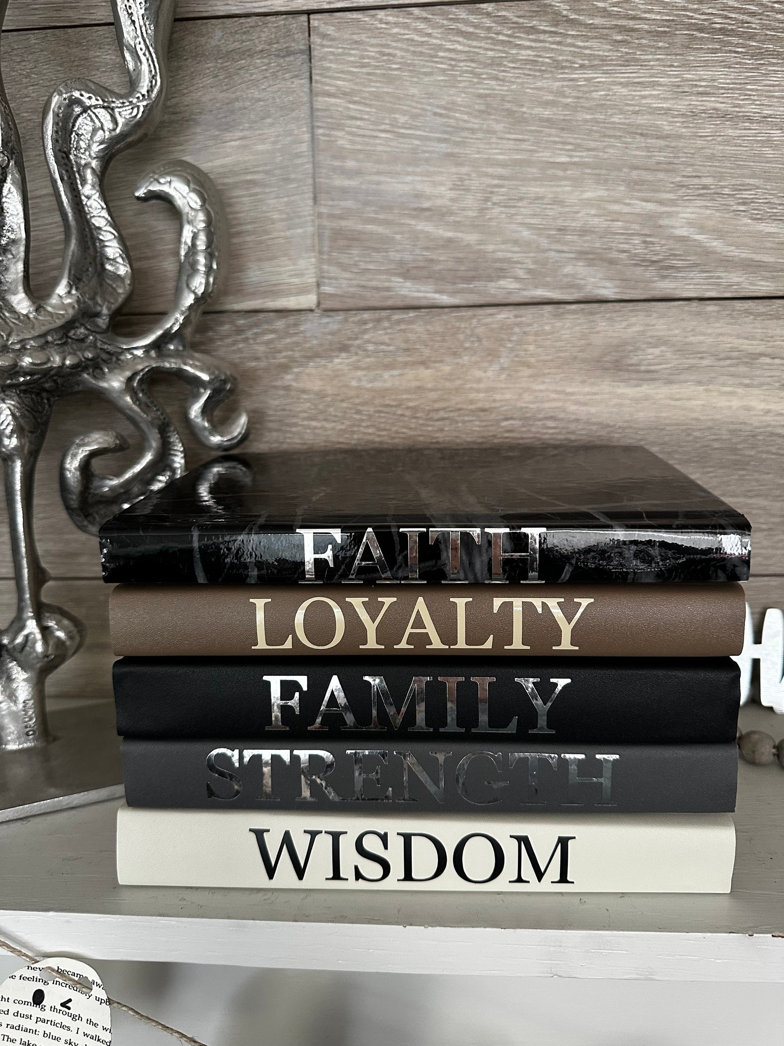 5 Set of Books | Customizable Book Stack | Fashion Books | Glam Decor ...