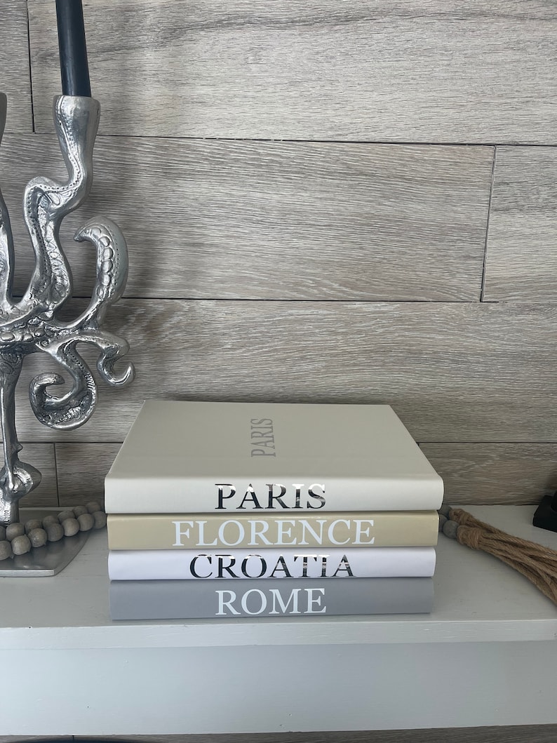 Coffee Table Book Set | Coffee Table Decor | Book Decor | Decorative ...