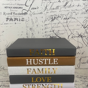 5 Set of Books | Customizable Book Stack | Fashion Books | Glam Decor ...