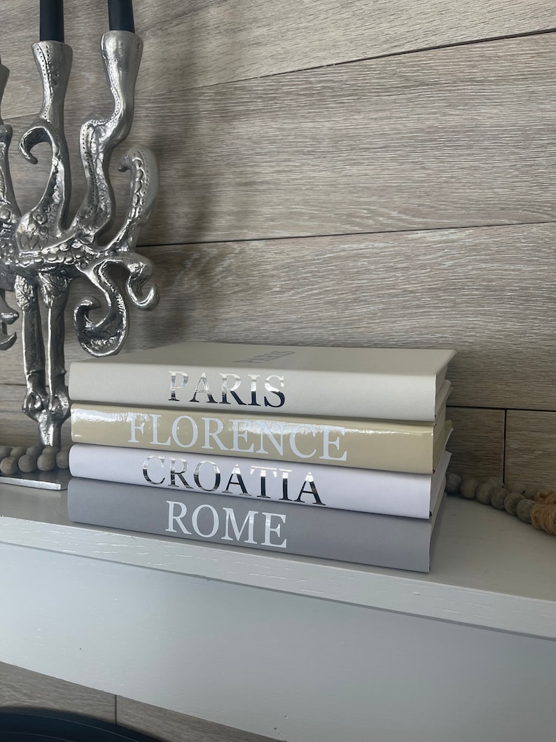 Coffee Table Book Set | Coffee Table Decor | Book Decor | Decorative ...