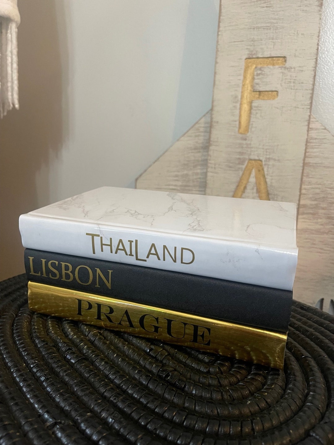 Coffee Table Book Set | Coffee Table Decor | Book Decor | Decorative ...