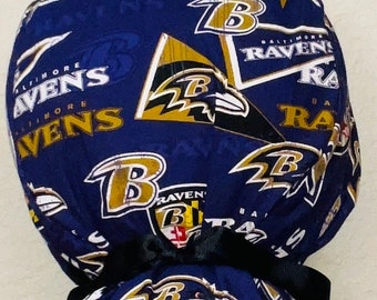 Surgical Regular Tie Back Scrub Hat for Men Baltimore Ravens - Etsy