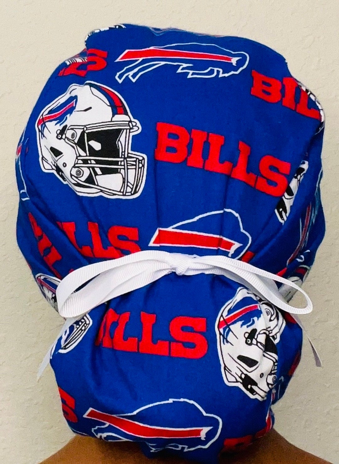 Bills Surgical Scrub Cap Ponytail - Etsy
