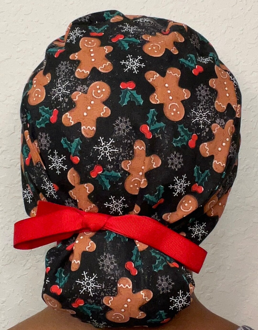Gingerbread Scrub Cap Ponytail - Etsy