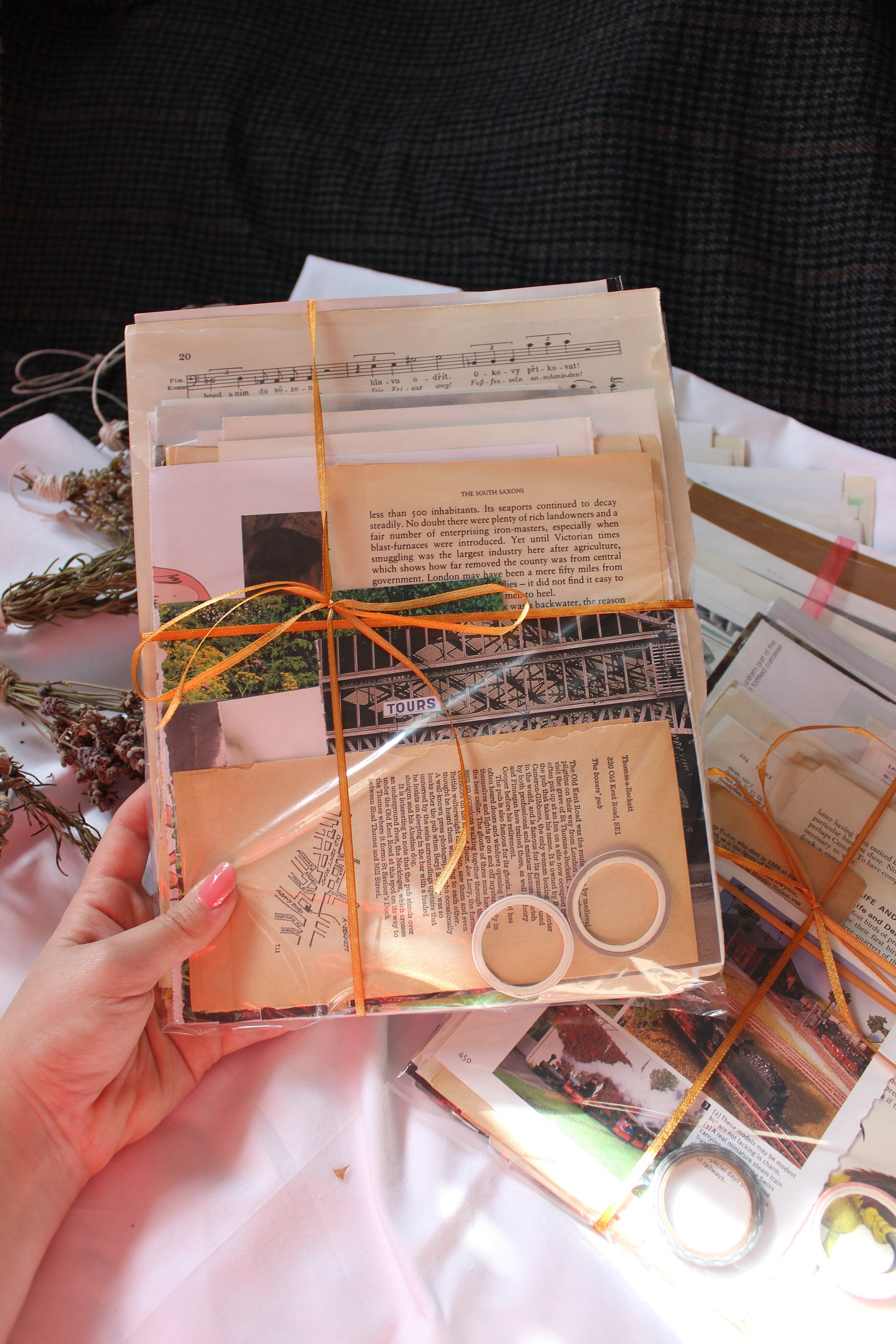 50pc Journal Pack / Journaling Material Scrapbooking | Etsy