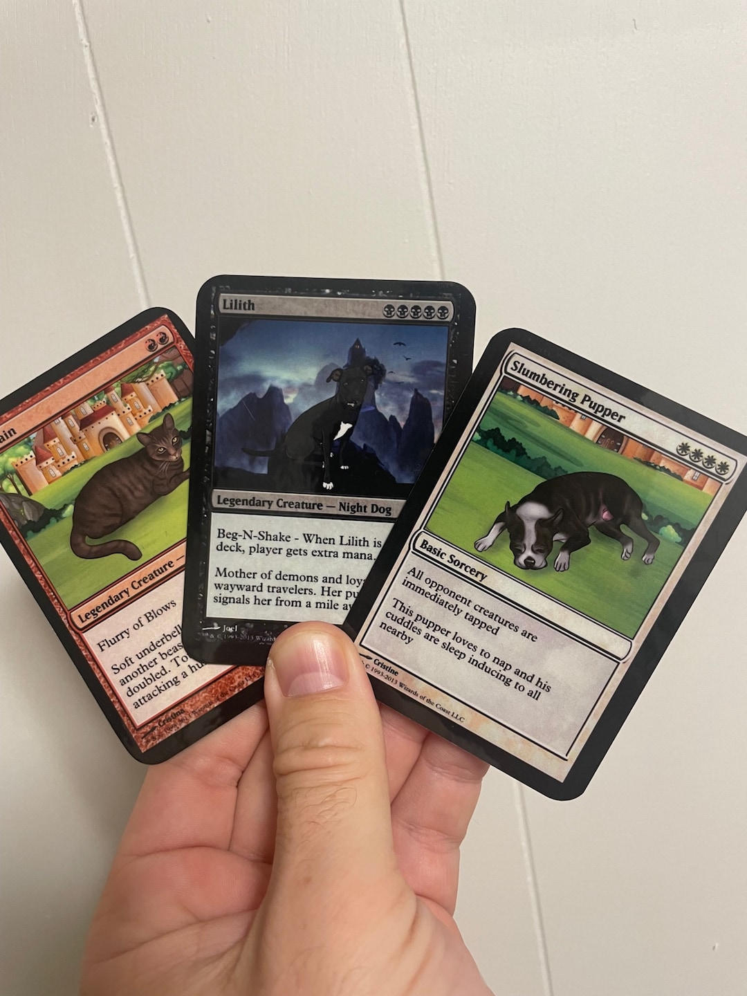 Your Pet Custom Magic MTG Card Printed Digital Free Shipping Christmas ...