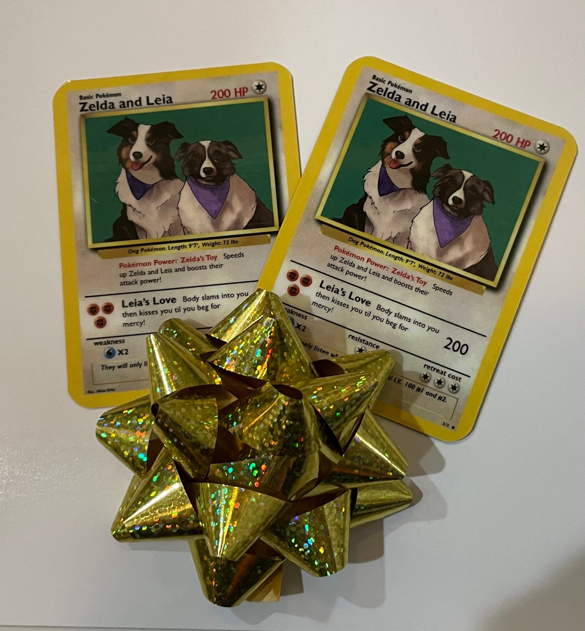 Your Pet in a Pokemon Card physical Pet Poke Card Custom - Etsy